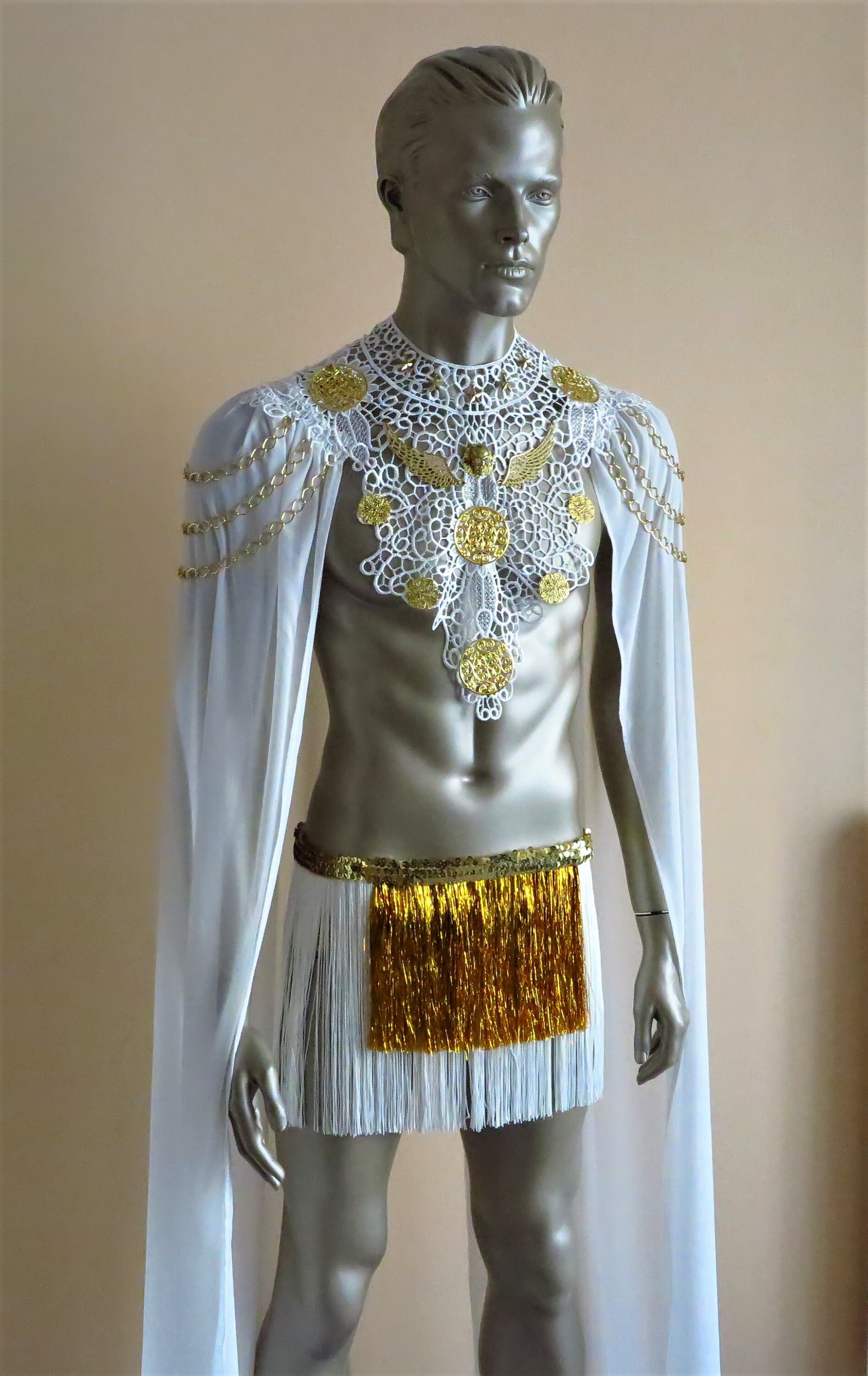 GODDESS GOD COSTUME for Burning Man Outfit Men Wedding Cloak - Etsy Canada