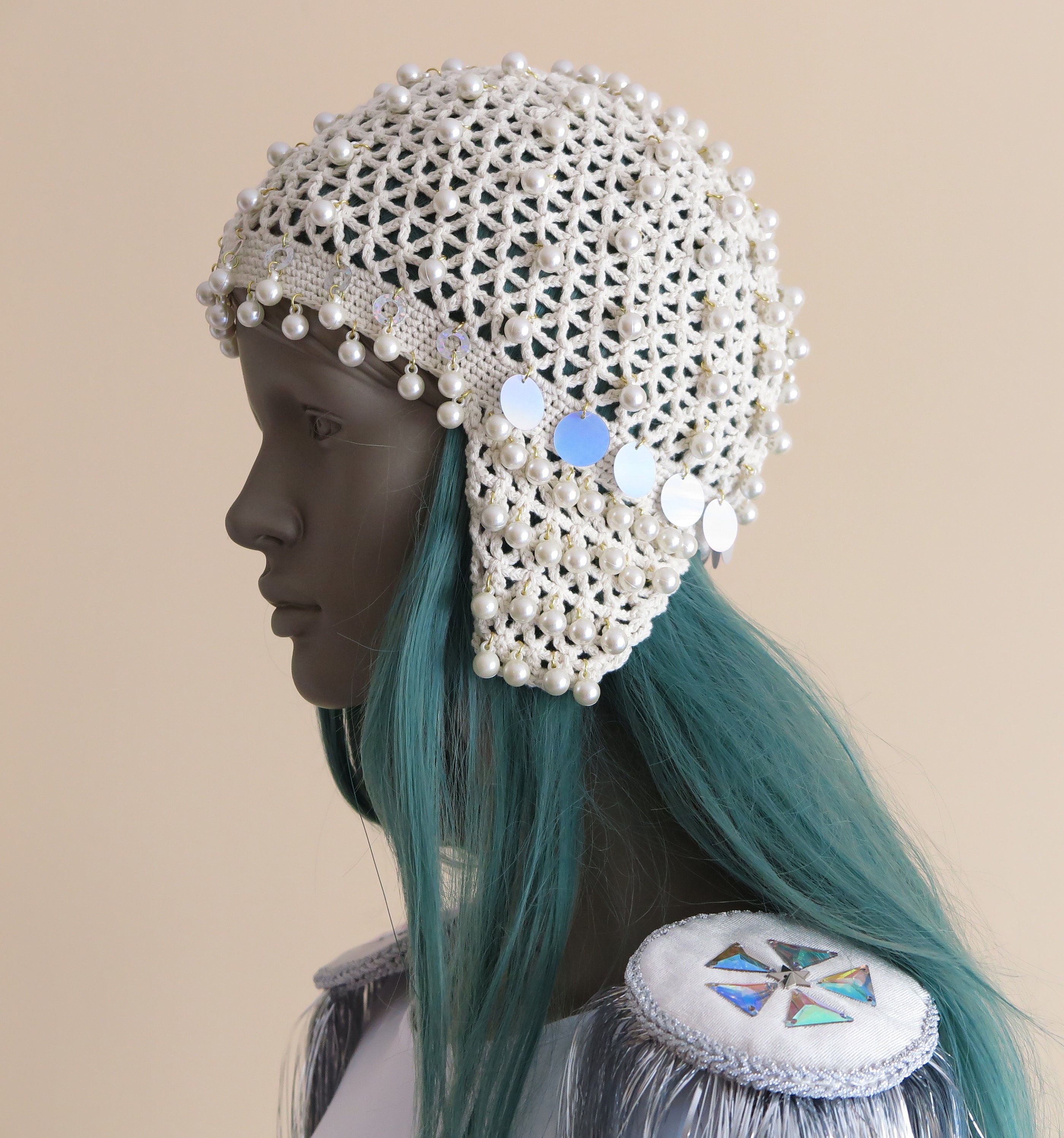 Shaman Headdress for Burning Man Costume Headdress Warrior Headdress ...