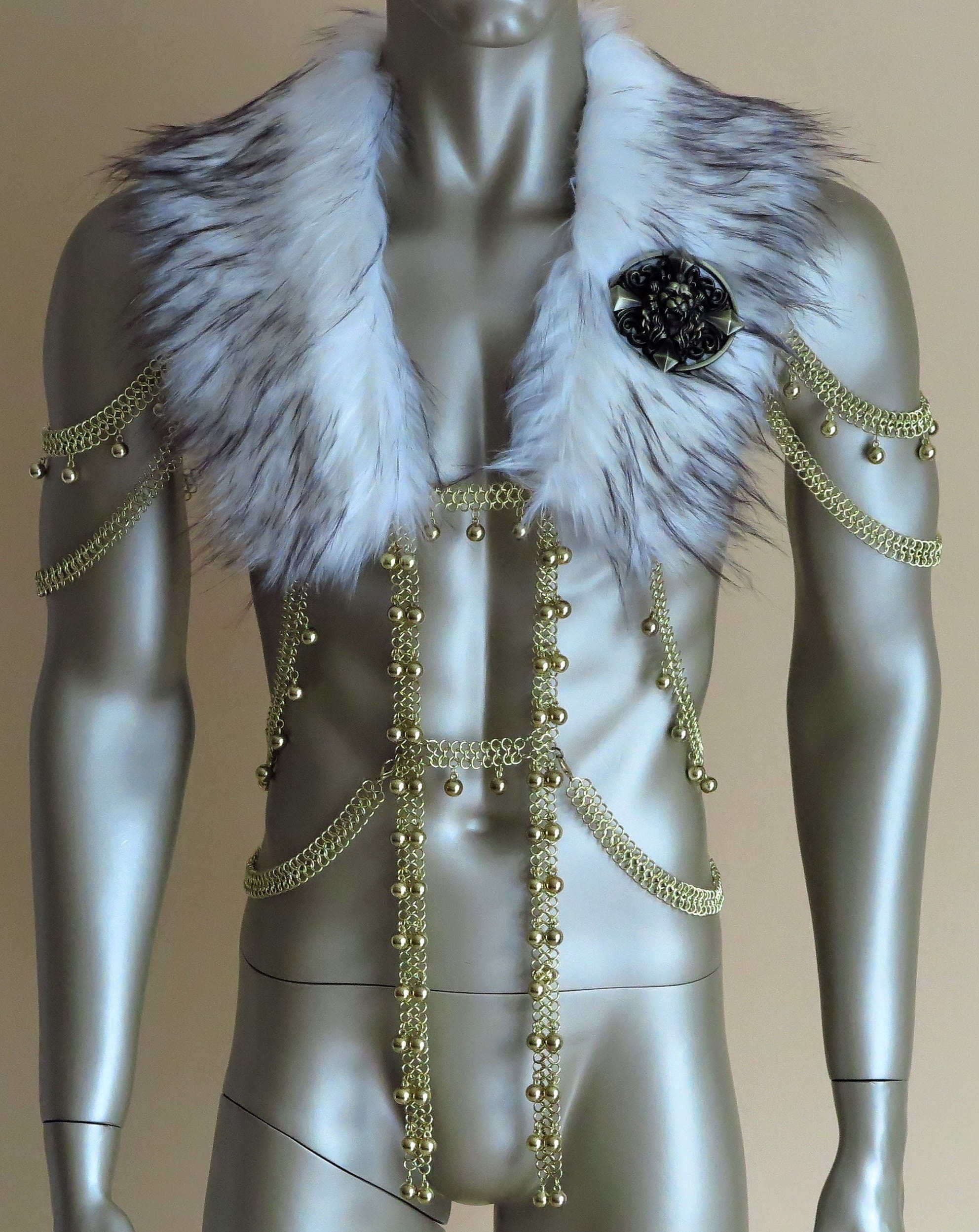 GOD COSTUME for Burning Man/mens Sexy Costume/mens Cosplay Costume/gold ...