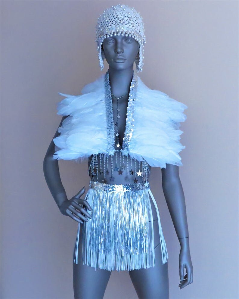 Shaman Headdress for Burning Man Costume Headdress Warrior Headdress ...