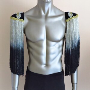 Fringe Epaulettes Sexy Shoulder Epaulettes Tassel Epaulettes Sequin ...