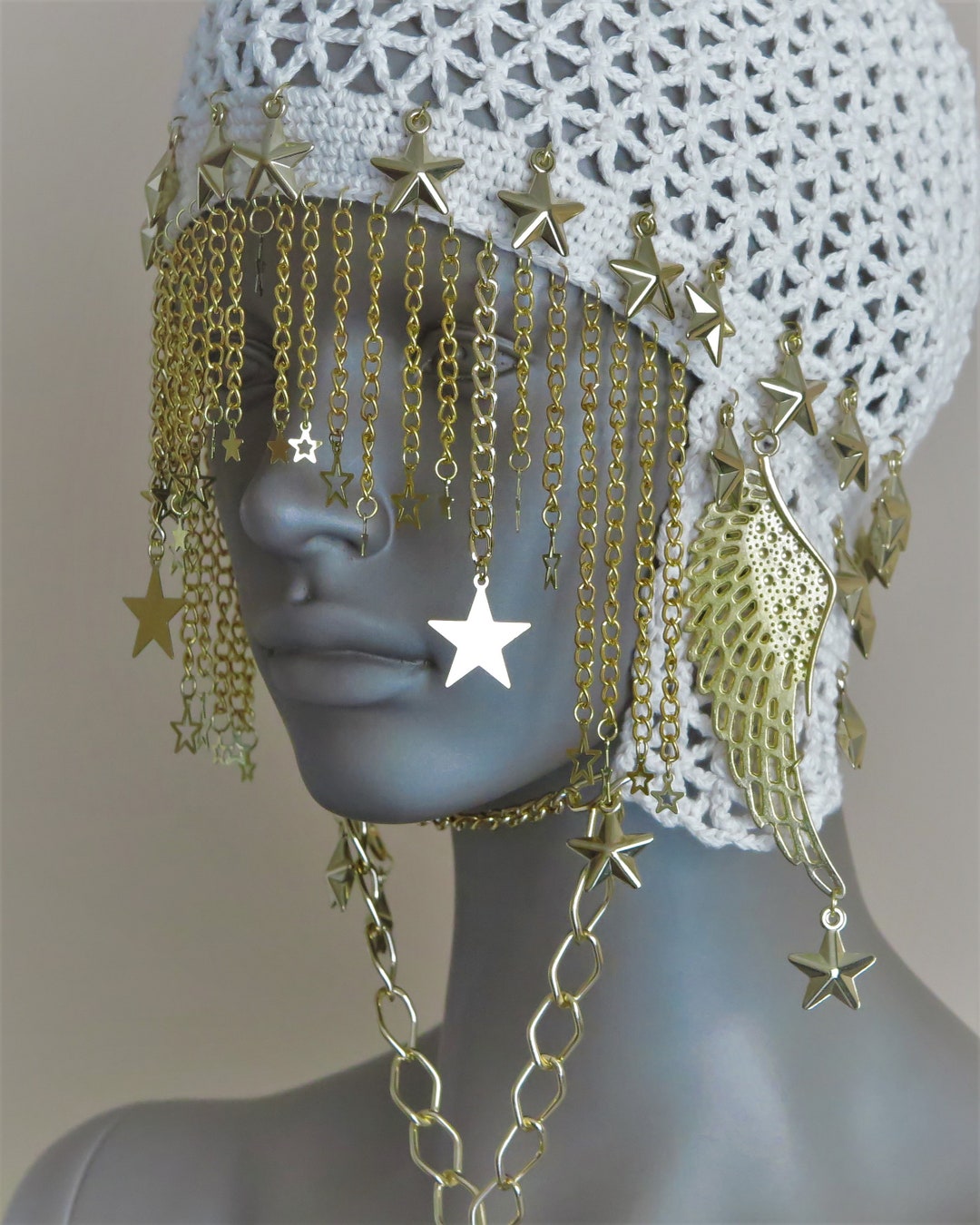 Cleopatra Egyptian Headpiece Goddess Queen Aphrodite Nefertiti Grecian ...
