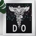 Doctor of Osteopathic Medicine Office Wall Decor, Doctor of Osteopathy ...
