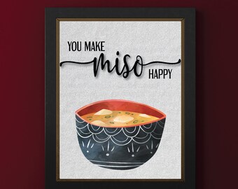 You Make Miso Happy - Etsy