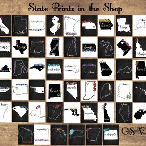 Idaho State Printable Wall Art Signs State of Idaho Poster - Etsy