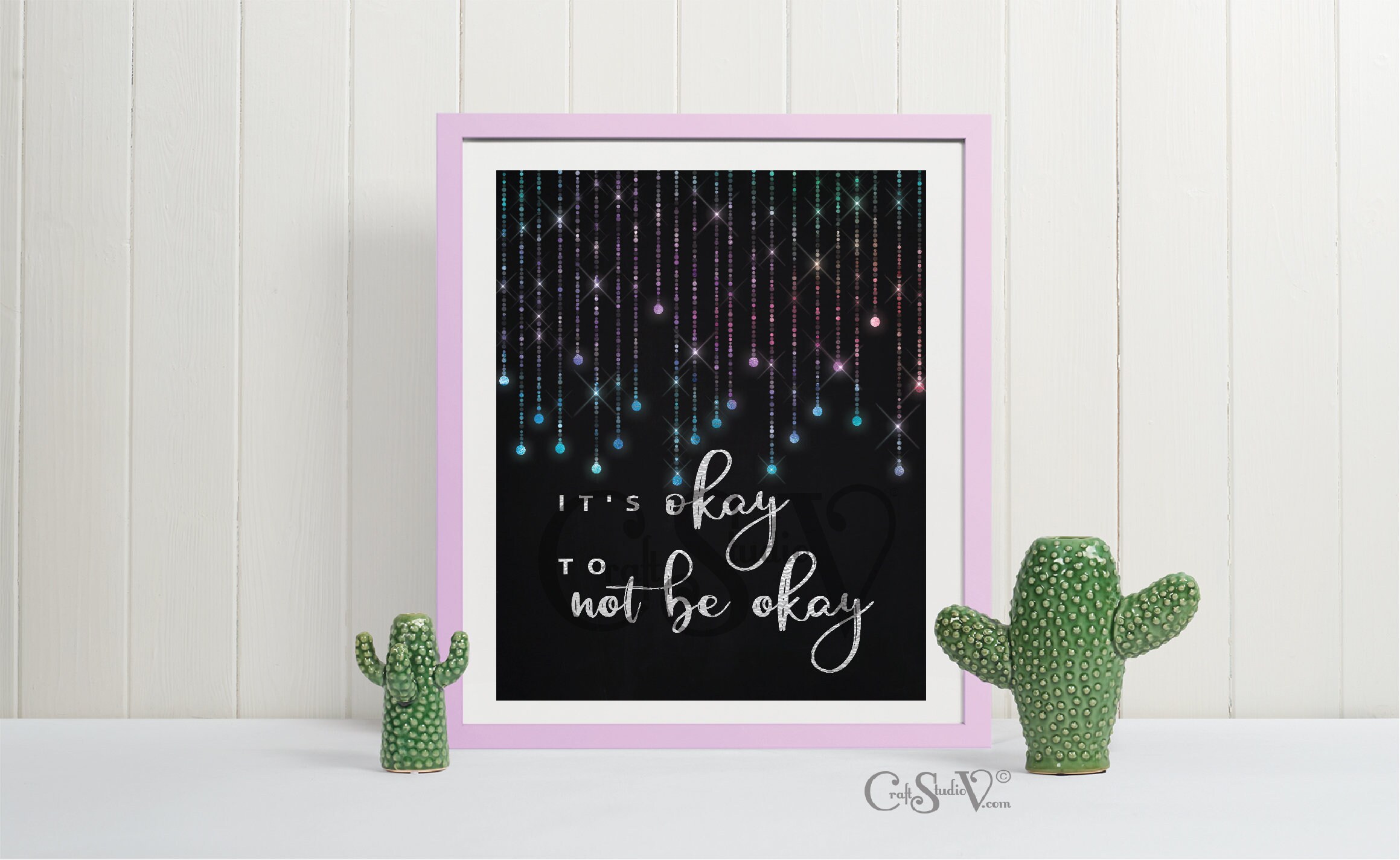 Its Okay to Not Be Okay Mental Health Poster Inspirational - Etsy