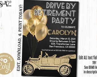Retirement Parade - Etsy