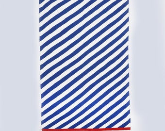 Idris Blue Hand Woven Cotton Dhurrie Rug 120 X 180 Cm | Etsy