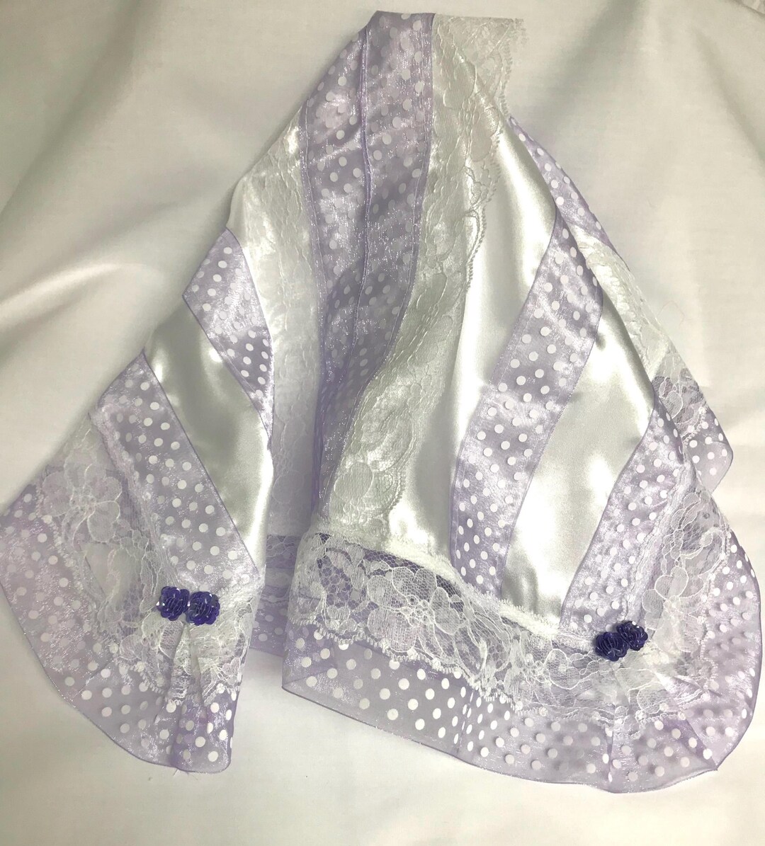 Lavender Lap Scarf. Church Lap Scarf/hankie. Church Lap Cloth. - Etsy