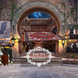 Aladdin's Souk Digital Backdrop 2 Versions With and - Etsy