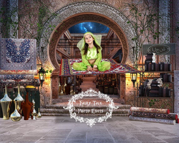Aladdin's Souk Digital Backdrop 2 Versions With and - Etsy