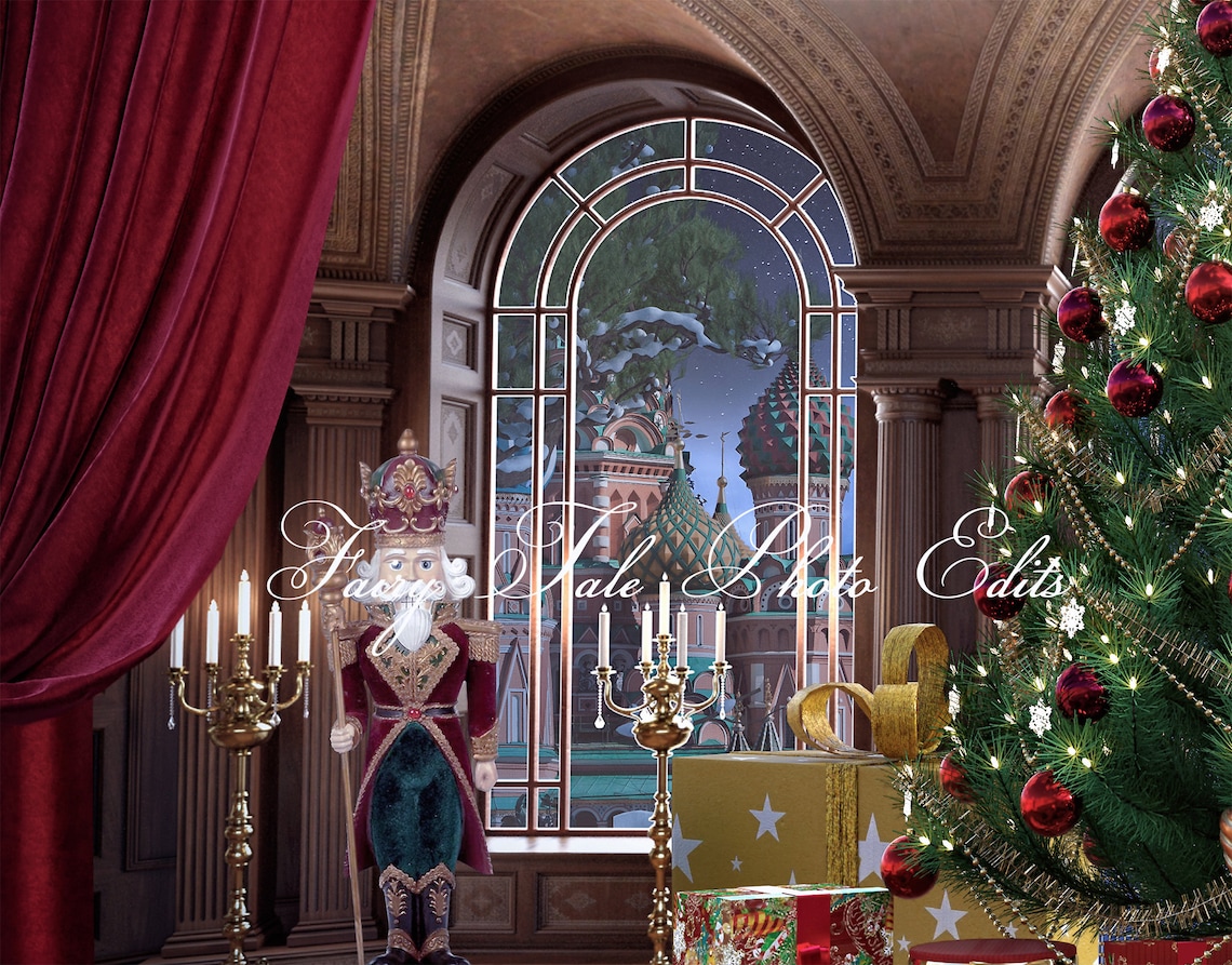 Nutcracker Ballet Backdrop Ballet Backdrop Christmas | Etsy