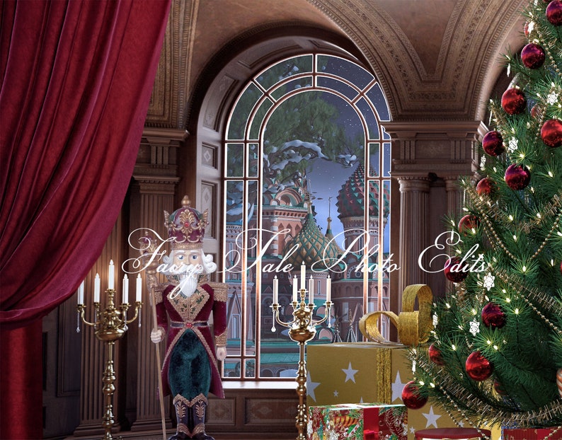 Nutcracker Ballet Backdrop Ballet Backdrop Christmas | Etsy