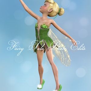 Tink Fairy Digital Overlays, Tinkerbell, Digital Fairies, Scrapbook ...