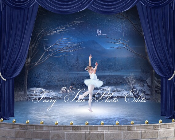 Swan Lake Ballet Backdrop Ballet Swan Lake Ballet Backdrop - Etsy UK