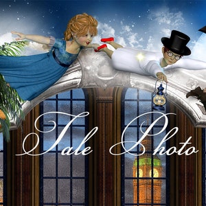 Peter Pan Frame Digital Backdrop With Frame Overlay Peter - Etsy UK