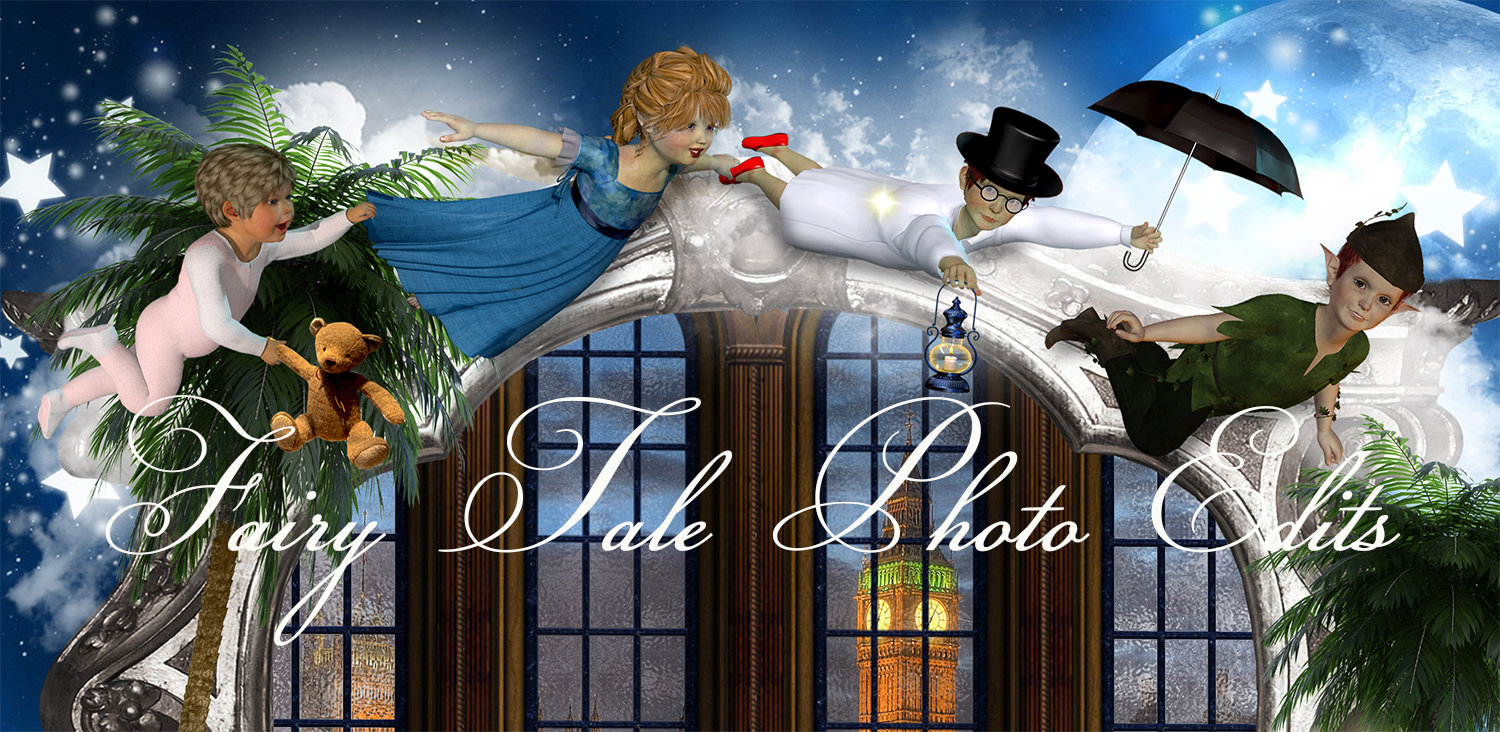 Peter Pan Frame Digital Backdrop with Frame Overlay Peter | Etsy