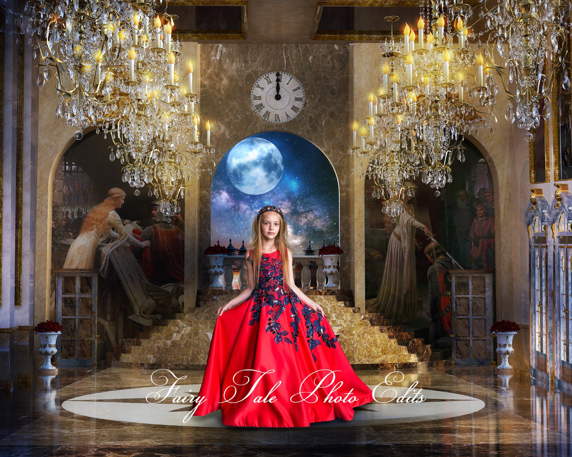 Royal Ballroom Digital Backdrop Princess Backdrop Princess - Etsy UK