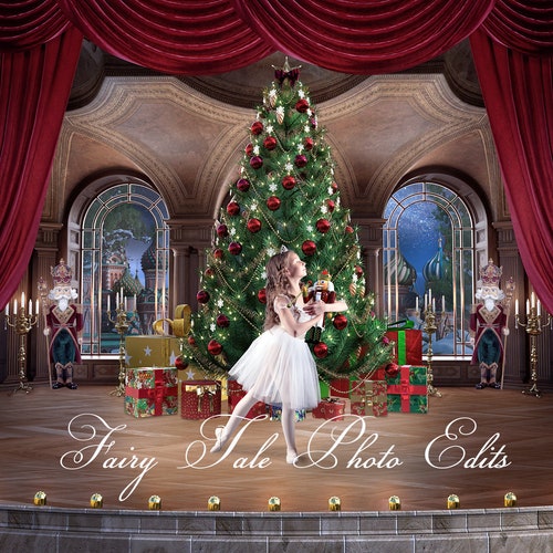 Nutcracker Ballet Backdrop Ballet Backdrop Christmas - Etsy