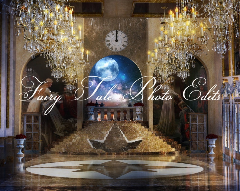 Royal Ballroom Digital Backdrop Princess Backdrop Princess | Etsy