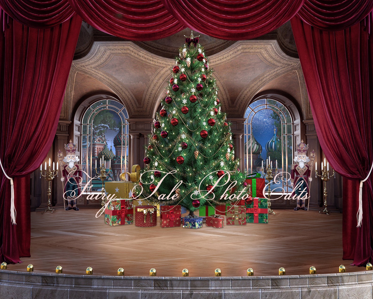 Nutcracker Ballet Backdrop Ballet Backdrop Christmas - Etsy