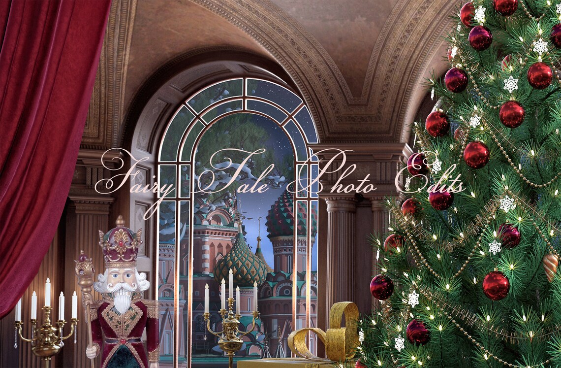 Nutcracker Ballet Backdrop Ballet Backdrop Christmas - Etsy