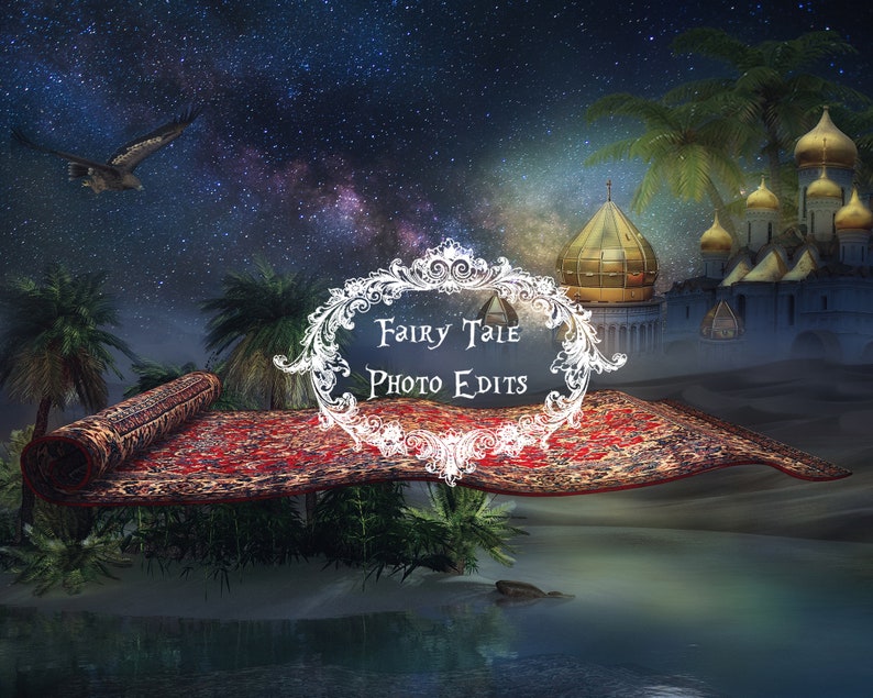 Magic Carpet Princess Jasmine Digital Backdrop Flying - Etsy