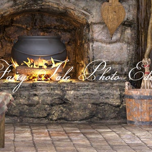 Witchy Cottage Backdrop, Halloween Backdrop, Witch Backdrop, Halloween ...