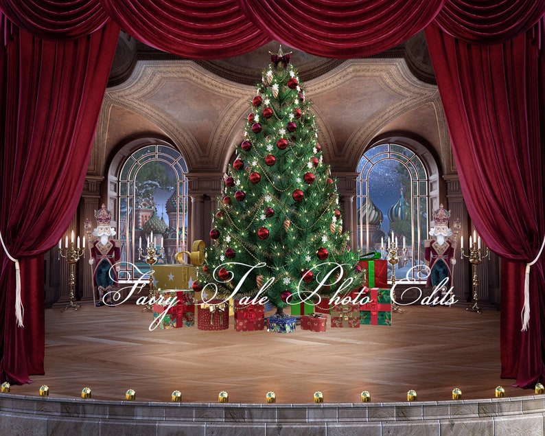 Nutcracker Ballet Backdrop Ballet Backdrop Christmas | Etsy