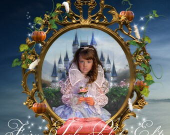 Princess Cinderella Digital Backdrop - Etsy