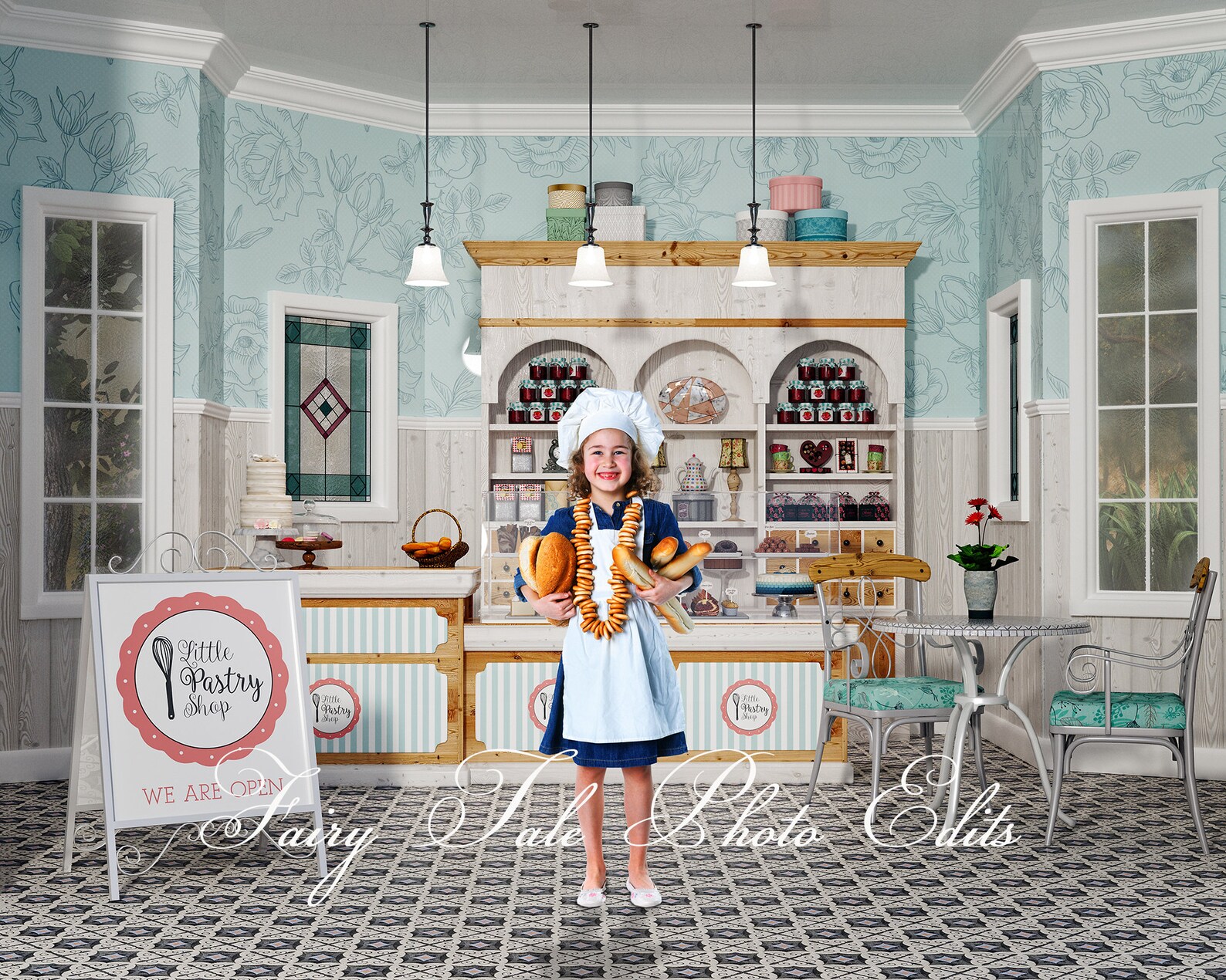 Little Bakery Digital Backdrop Bakery Backdrop Backdrop | Etsy Canada