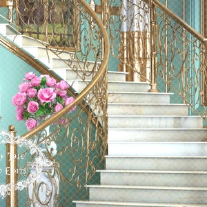 Manor House Digital Backdrop, Princess Backdrop, Princess, Palace ...