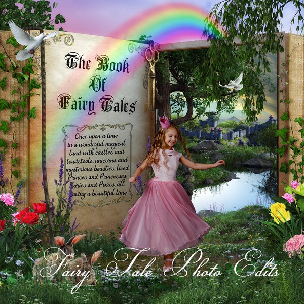 Fairy Tale Open Book - Etsy