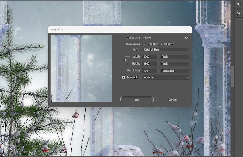 The Ice Castle Digital Backdrop With Balcony Overlay. Ice - Etsy UK