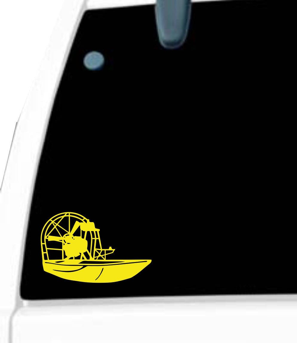 Airboat Vehicle Decal / Laptop Decal / Tablet Decal - Etsy