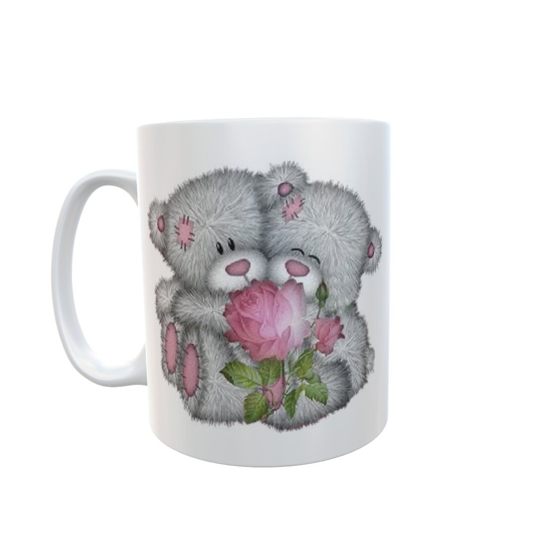 Teddy Bear Hugs Ceramic Coffee Mug, Cute Teddy Bears, Gift for Teddy ...