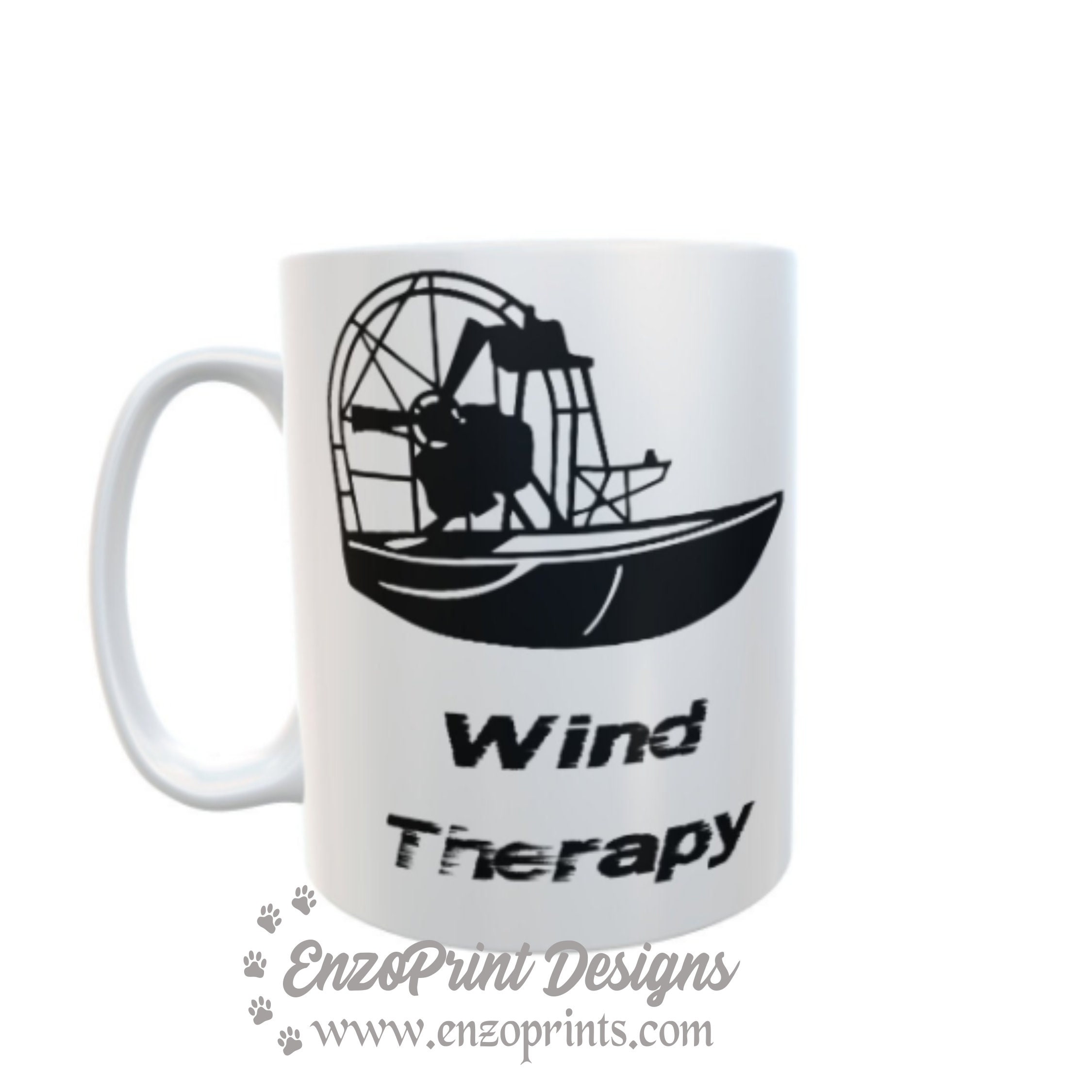 Wind Therapy Collectible Mug, Airboat, Gift for Airboat Lover ...