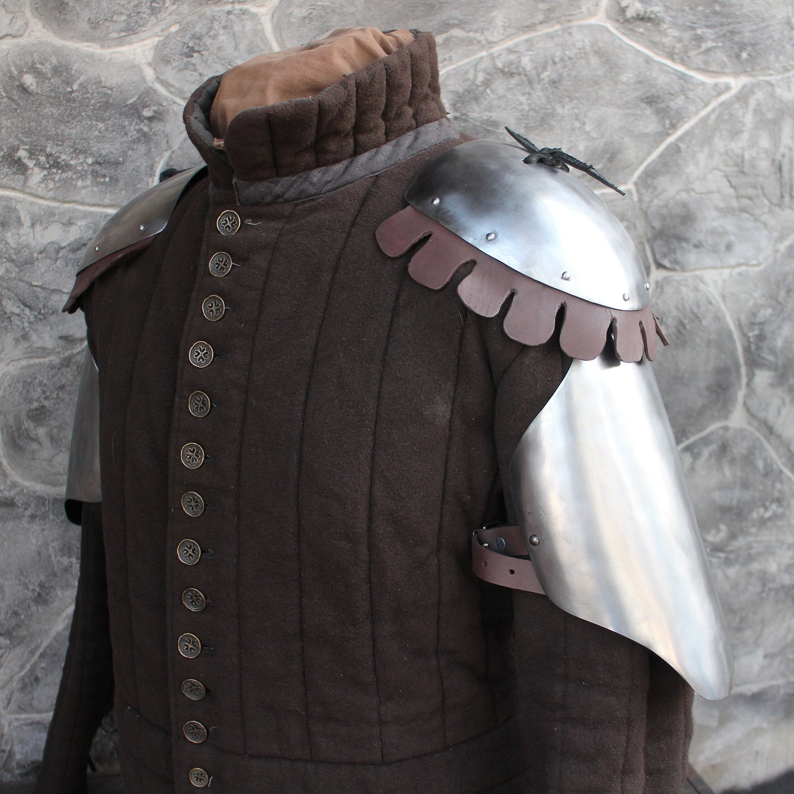 Tempered Spring Steel Shoulder Guards and Rerebraces - Etsy