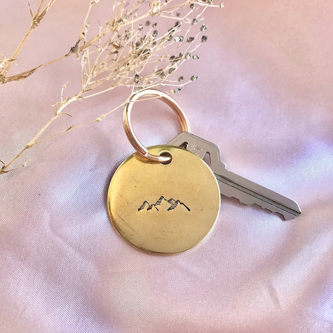 Mountain Keychain, the Mountains Are Calling & I Must Go, Adventure ...