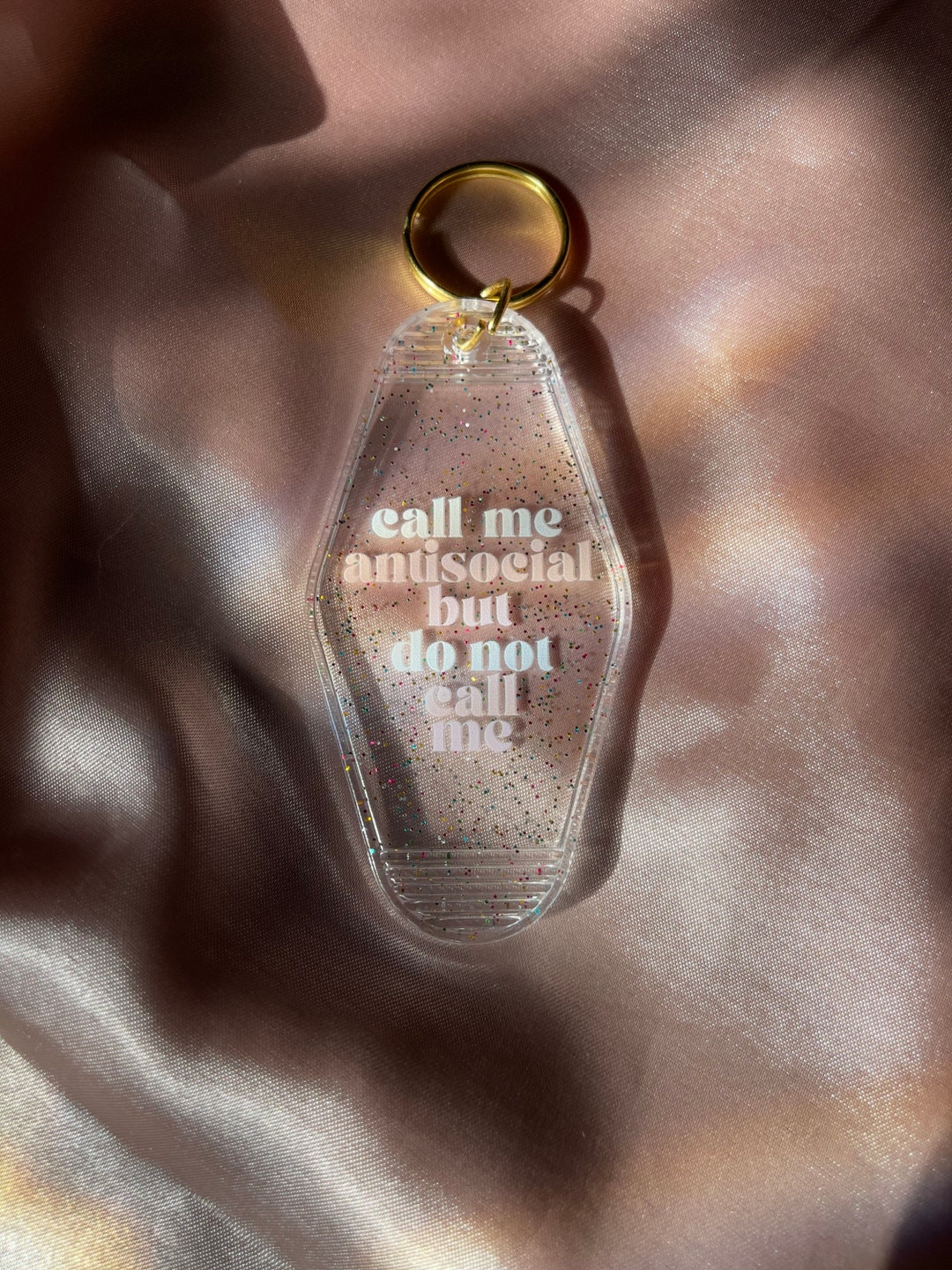 Vintage Motel Keychain, Antisocial Homebody Gift, Funny Sister Keychain ...