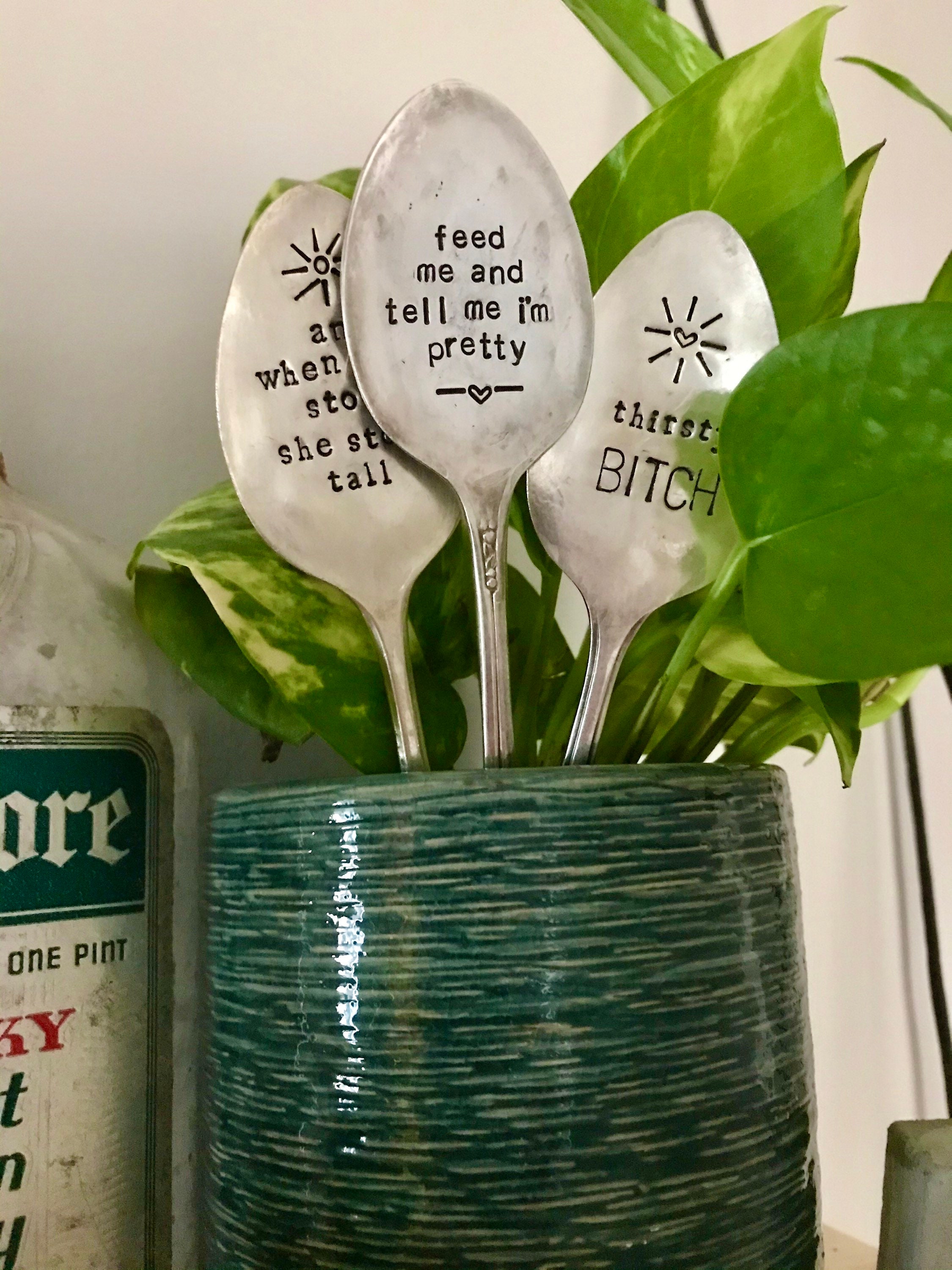 Plant Marker Water Me Planter Pot Marker Garden Gifts - Etsy