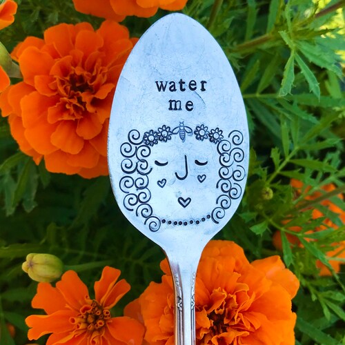 Plant Marker Water Me Planter Pot Marker Garden Gifts - Etsy