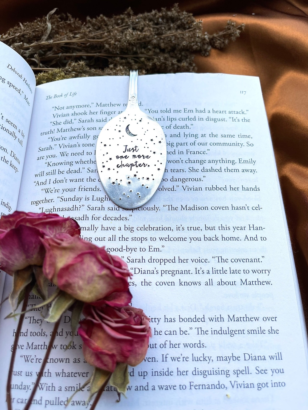 Vintage Spoon Bookmark, Book Lover Gift, Reader Gift, Book Club Gift ...