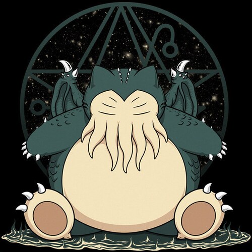 Snorthulhu Lovecraft Cthulhu Sigil Kawaii Sleepy Monster - Etsy