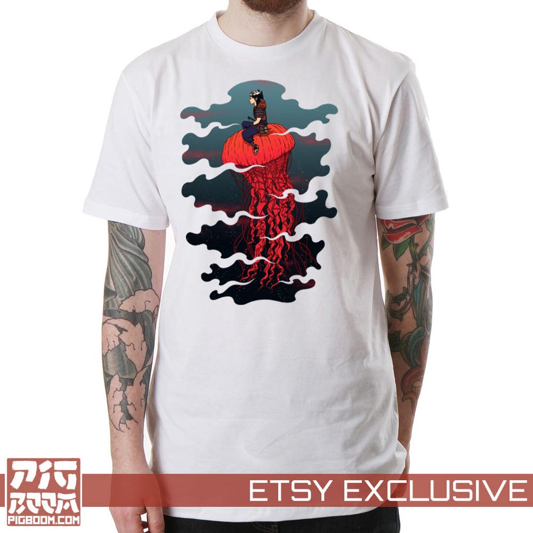 The Wanderer - Ronin Samurai | Japanese Art | Jellyfish Spirit World ...