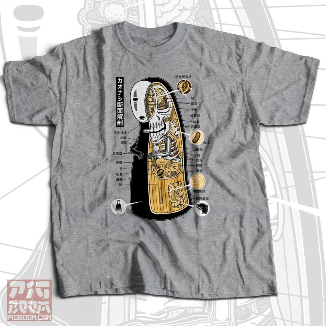 Faceless Spirit Cross-section Anatomy Japanese Spirit - Etsy