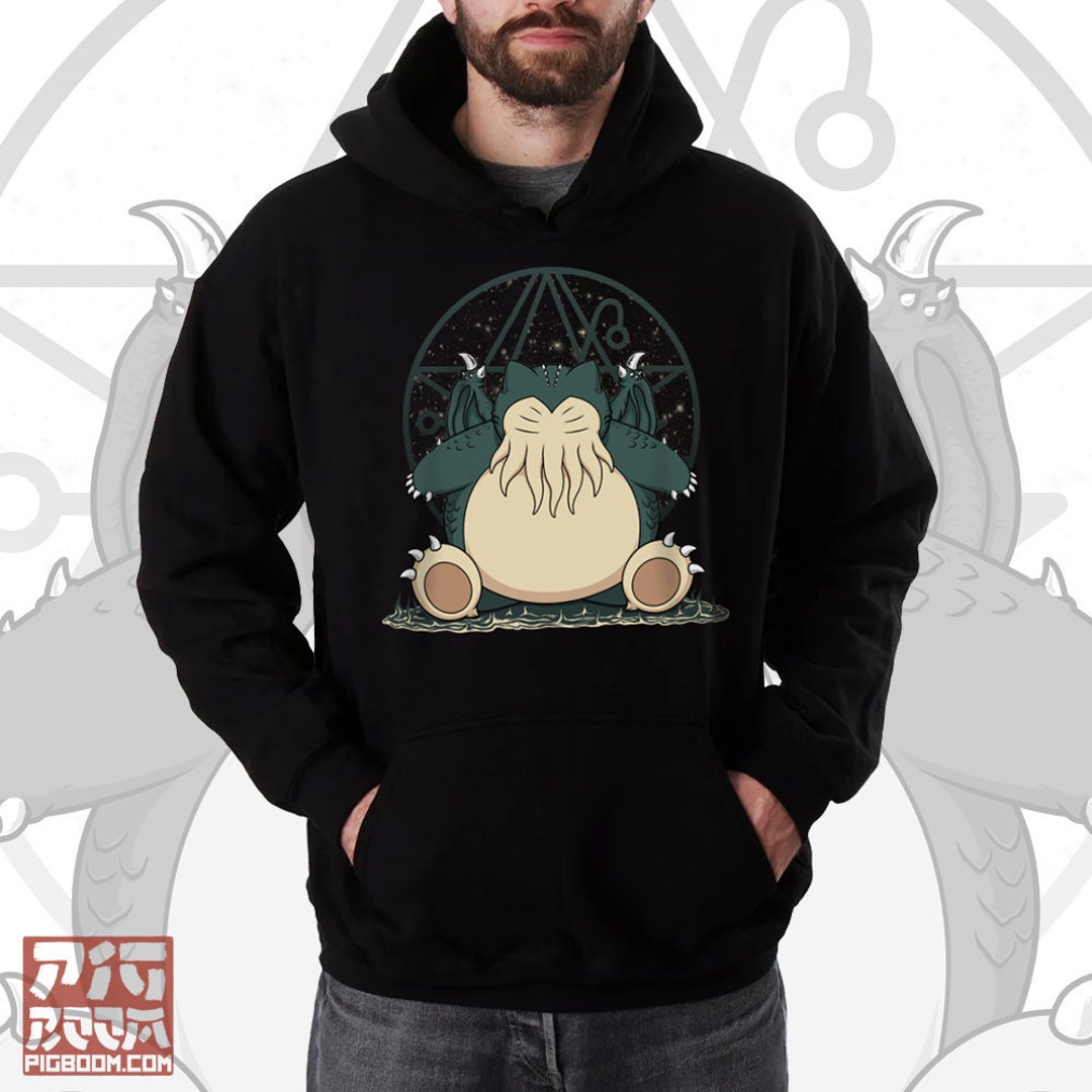 Snorthulhu Hoodie - Lovecraft Cthulhu Sigil | Kawaii Sleepy Monster ...