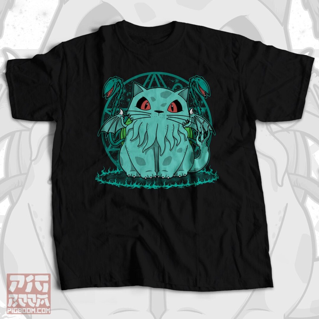 Bulbacathulhu - Cathulhu | Lovecraftian Symbol | Kawaii Monster ...