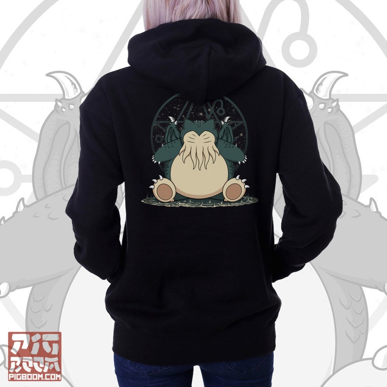 Snorthulhu Hoodie Lovecraft Cthulhu Sigil Kawaii Sleepy - Etsy