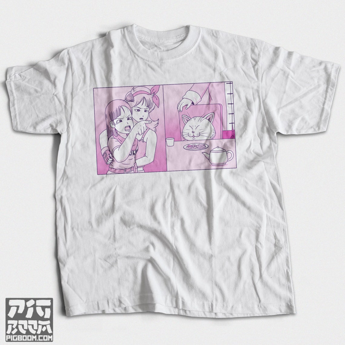 Girl Pointing at Cat | Woman Pointing at Cat Meme | 80's Anime ...